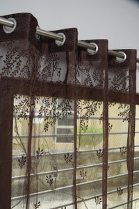 Stackers 213 cm (7 ft) Door Net Transparent Curtain (Pack Of 2) - Buy ...
