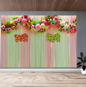 HARSHAD CREATION 243 cm (8 ft) Long Door Polyester Semi Transparent ...