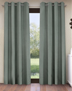 Fashion String 153 cm (5 ft) Window Polyester Semi Transparent Curtain ...