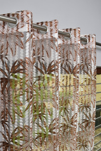 Homify Creation 153 cm (5 ft) Tissue Transparent Window Curtain (Pack ...