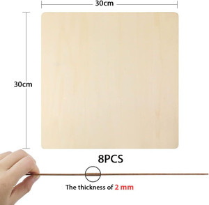 CLITHS wood square cutouts Wooden Cut-outs Price in India - Buy CLITHS ...