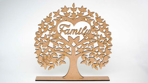 American-Elm American Elm Family Tree, Frame Set, Wooden Shapes for ...