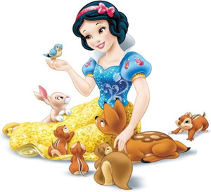 Pretty UR Party Snow White Theme Paper Cutouts for Birthday Parties ...