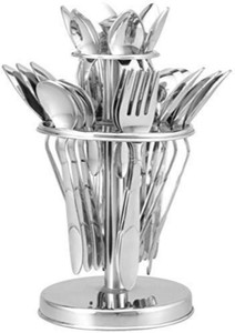 Parage 25 Pcs Blossom Cutlery Set With Stand For Home & Kitchen, Dining ...