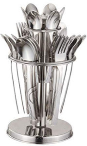 Parage Beauty 25 pc Cutlery set for dining table, Spoons set combo with ...