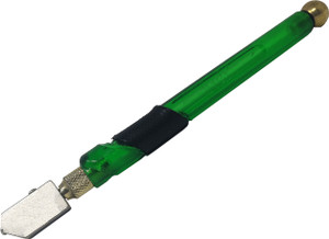 EXCEL IMPEX Borit Glass Cutter with Rubber Grip- Oil Feed Type (Green ...