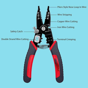 NITYA 7927 Multi Tool, Wire Stripper, Crimping Tool, Wire Cutter for ...