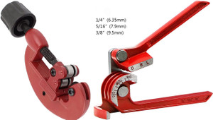 metrotools 3 in 1 Pipe Tube Bender Lever 1/4" 5/16" 3/8" Tubing Bending ...