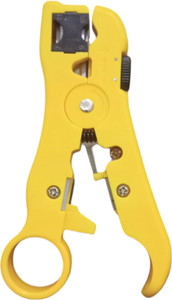 lockwell Coaxial Cable Wire Cutter Stripping Tool for Flat or Round UTP ...