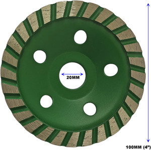 DUMDAAR 4inch Diamond cup wheel for Tile Ceramic dry cutting 1pc Metal ...