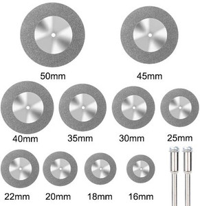 AS TOOL CENTER 10pcs 16-60mm Diamond Saw Blade Mini Diamond Grinding ...