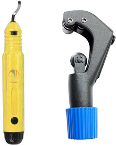 Mass Pro Professional Deburring Tool With Tube Cutter 3-28mm Hand Pipe ...