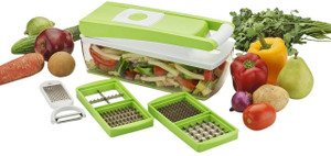 siddhi vinayak creation 12 IN 1 FRUIT & VEGETABLE CHIPSER Nut Cutter ...