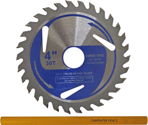 Inditrust Heavy duty TCT Wood cutting wheel 4”/110mm 30T With CARPENTER ...