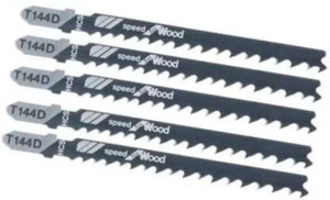 High Q JigSaw Blades 5Pc Fast Cutting Reciprocating For Wood Fibreboard ...
