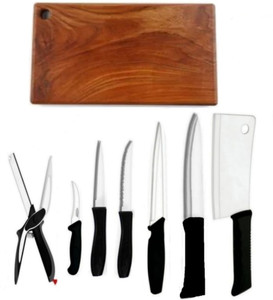rk enterprise 8 Pc Stainless Steel Knife Set Knife set SS with Chopping ...