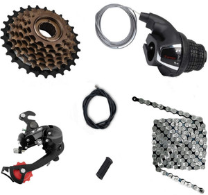 Xezon Cycle 7 Speed Gear Set New Design With Chain Freewheel Derailleur ...