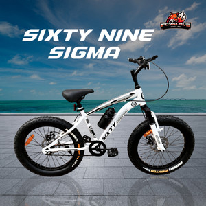 FOXGLOVE SIXTY NINE 20 INCH WHITE FAT TYRE BICYCLE FOR KIDS AGE 5 TO 8 ...