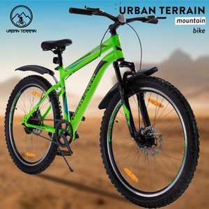 Urban Terrain Bolt Cycles for Men with Front Suspension & Dual Disc ...