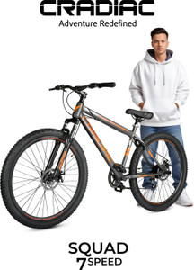 CRADIAC Squad 7 Speed Grey 29 T (inch) Mountain Cycle Price in India ...