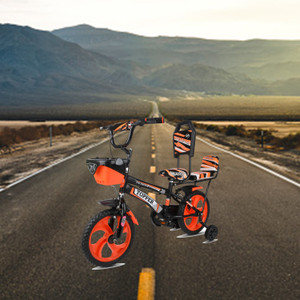 crafto kids 14T TOPPER D/ GADDI ORANGE BICYCLE MODEL-37 14 T (inch) BMX ...