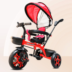 Kidsmate Champ 2.0 Tricycle: Featuring Canopy, Safety Guard Rail ...