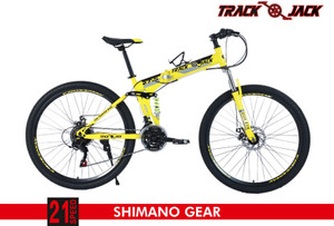 Track Jack TrackJack Foldable Cycle / Bike with Dual Suspention/Disc ...