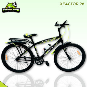 FOXGLOVE X FACTOR 26T RIGID FORK & INBUILD CARRIER V BRAKE TYRE TUBE ...