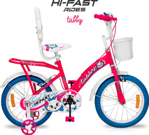 Hi-Fast Tabby Kids Cycle For 4 Years to 7 Years Semi Assembled 16 T ...