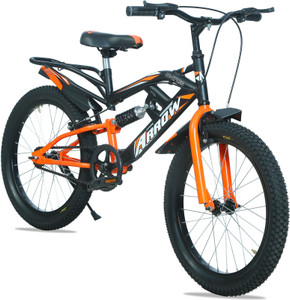 MODERN ARROW 20T kids cycle with suspension inbuilt carrier 5-8 years ...