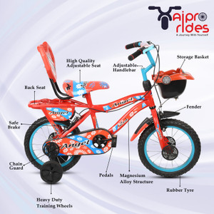 crafto kids 14T CUTE ANGEL BICYCLE NEW RED VARIANT) HEAVY DUTY BICYCLE ...