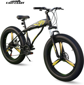 EAST COAST CANNON 26T Fat Bike 21 speed Gear Cycle (Bullet Type) 26 T ...