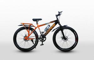 ModernCycle MODERN Vampire 26T Chrome Carbon DUAL DISC Bicycle with ...