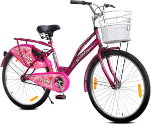 LEADER LadyBird Breeze 26T Bicycle for Girls/Women with Basket and ...