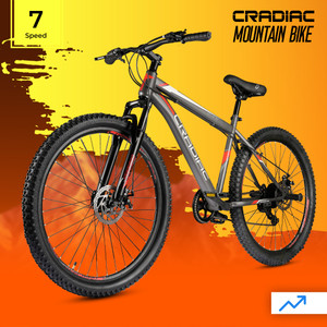 CRADIAC 29 7 GEAR SHIMANO| GREY| DOUBLE DISC| SUSPENSION|29 INCH TYRE ...