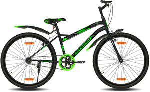 GANG Cycles Catcher Non Suspension V-Brake Single Speed (BLACK-GREEN ...