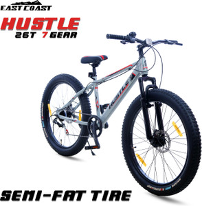 EAST COAST Hustle With (7Speed) Sky Scraper 26 T (inch) Fat Tyre Cycle ...