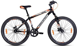 HERO CYCLES Sprint Howler 26T Single Speed Dual Disk Mountain Bike 27.5 ...