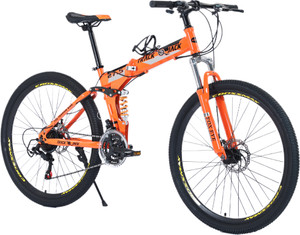 Track Jack Foldable cycle with Free Pump / disk brake / Dual Suspension ...