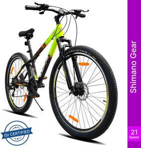 HRX Cycles by Hrithik Roshan BLACKFYRE 29T 21 Speed Steel With Cycling ...