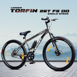 LEADER TORFIN MTB Cycle with Dual Disc Brake & Front Suspension 26 T ...
