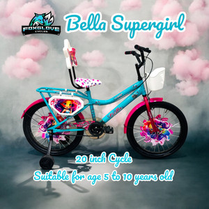 FOXGLOVE BELLA 20 INCH SUPERGIRL CYCLE IN TYRE TUBE FOR KIDS AGE 6 TO 9 ...