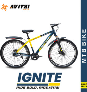 AVITRIBIKES IGNITE All-Terrain Bike Front Suspension Dual Disc Brakes ...