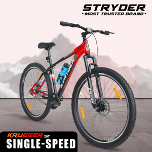 STRYDER Krueger 29" Single Speed Bicycle with Front Suspension | 29 T ...