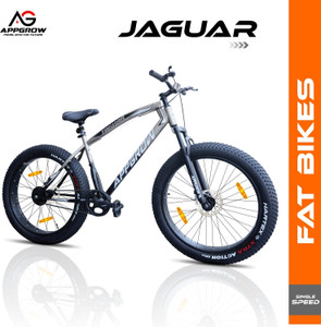 Appgrow JAGUAR FAT BIKE Single Speed Front Suspension Dual Disc Brake ...