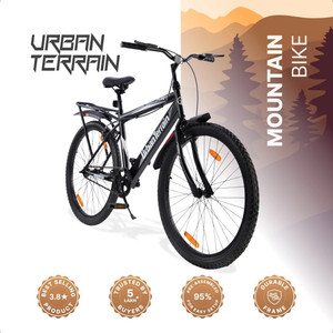 Urban Terrain Fleet Cycles For Men with Steel Frame and Inbuilt Carrier ...