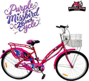 FOXGLOVE PURPLE 26 INCH PINK COLOUR GIRLS CYCLE FOR AGE 9 PLUS YRS 90 % ...