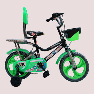VK BIKES STICH NO WAY PVC RIM (GREEN ) FOR 2 TO 4 YEAR KIDS 14 T BMX ...