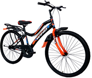 Rally Wind Unisex Full Size Bicycle with Carrier | Non Gear Cycle for ...