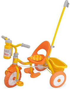 HASANJICYCLE FunRide Viva DX Tri-Cycle with Sipper (Orange) 10 T (inch ...